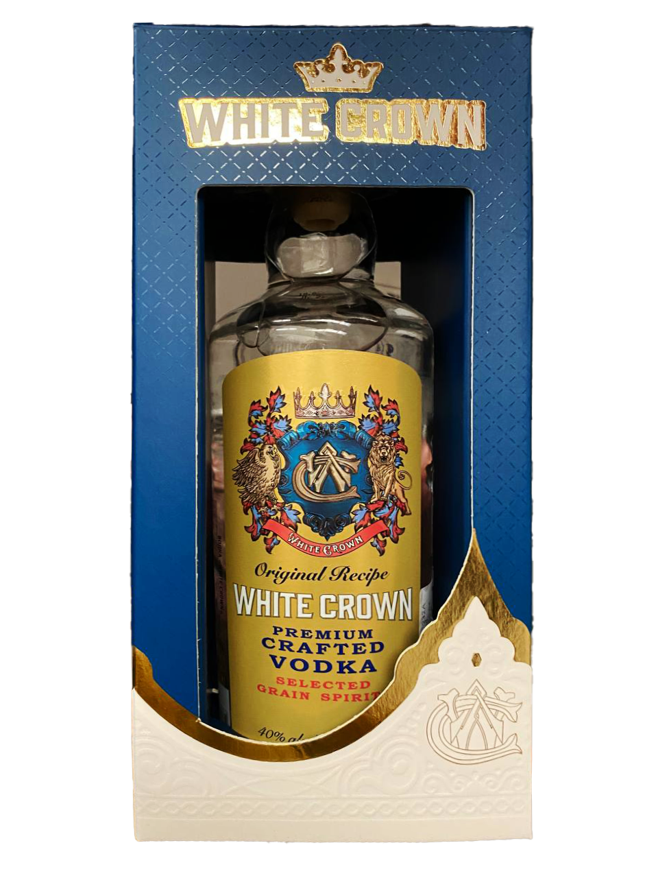 White Crown Vodka 40% 700ml | Premium Smooth European Vodka ...